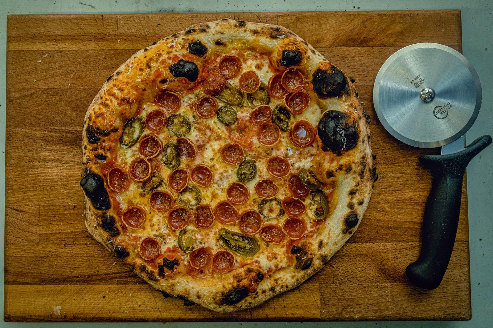 Hot Honey Pep Pizza Mane Pizza – Kyle's Fried Chicken & BBQ // Salt and ...