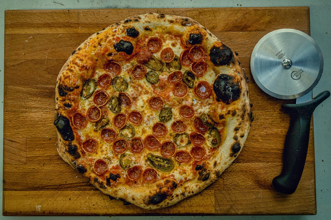 Hot Honey Pep Pizza Mane Pizza – Kyle's Fried Chicken & BBQ // Salt and ...